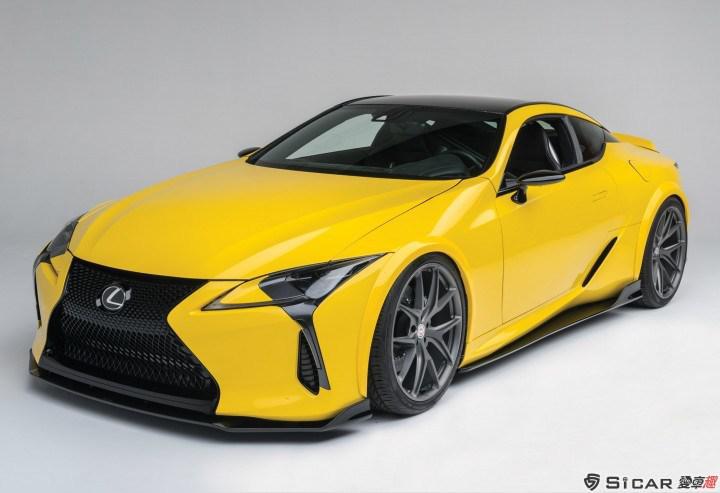 客製化的黃色Lexus LC 500 驚艷SEMA展｜SiCAR 愛車酷